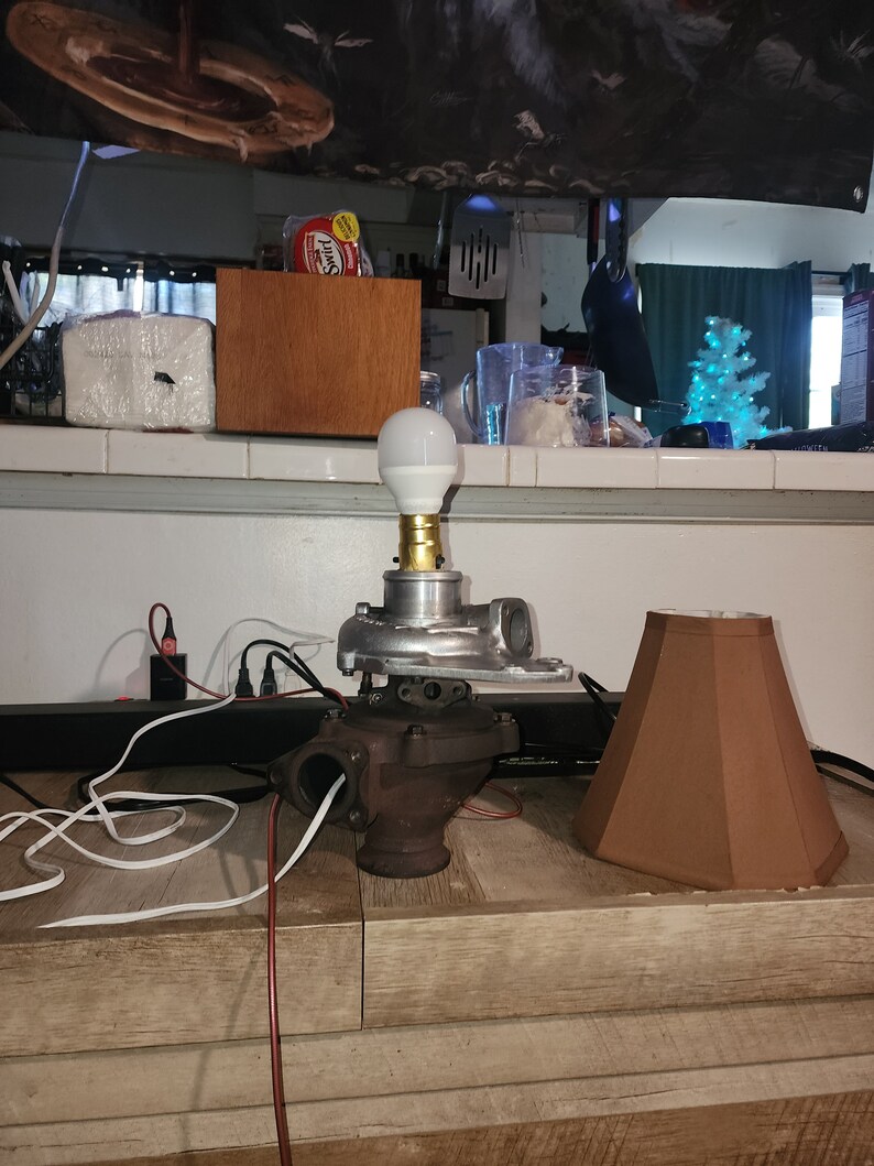 Recycled Turbo Lamp - Etsy