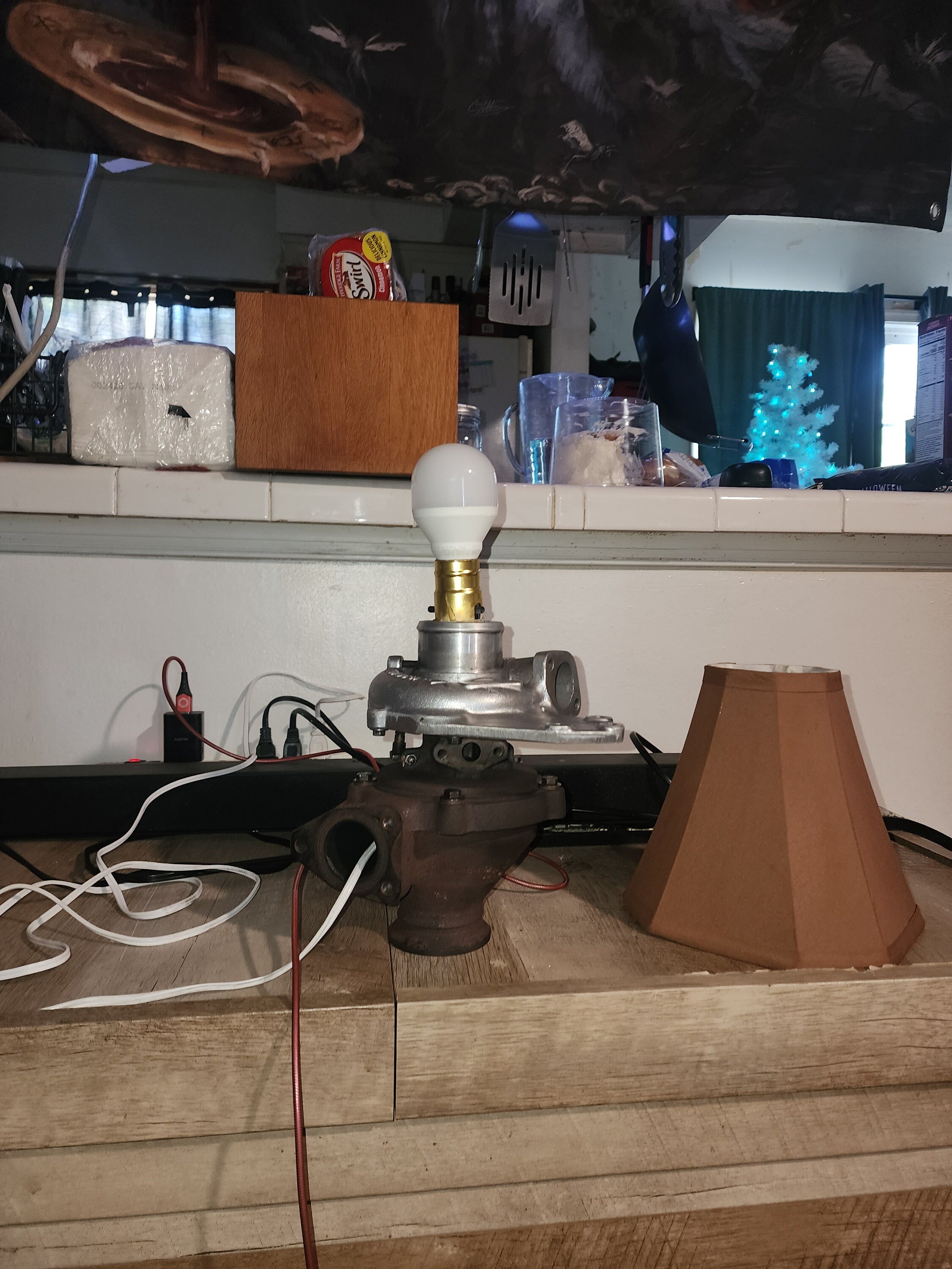 Recycled Turbo Lamp - Etsy