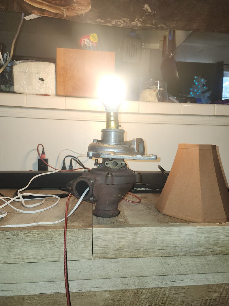 Recycled Turbo Lamp - Etsy