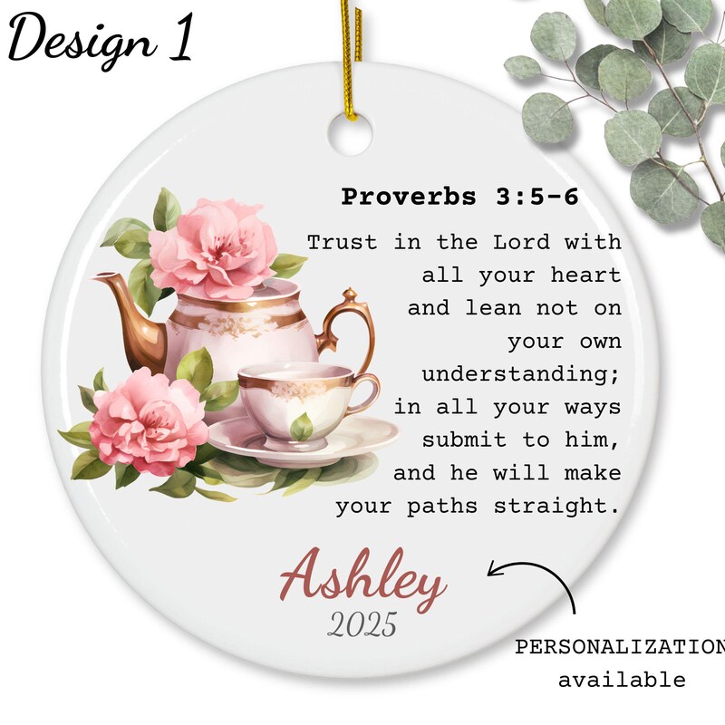 Bible Verse Ornament - Etsy