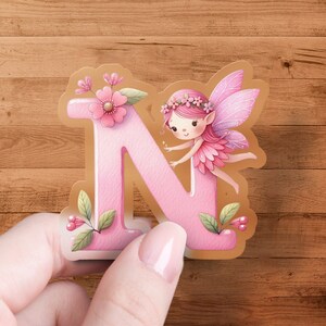 Fairy Alphabet Clipart Bundle - Pink Fairy PNG - Cute Fairy Clip Art ...