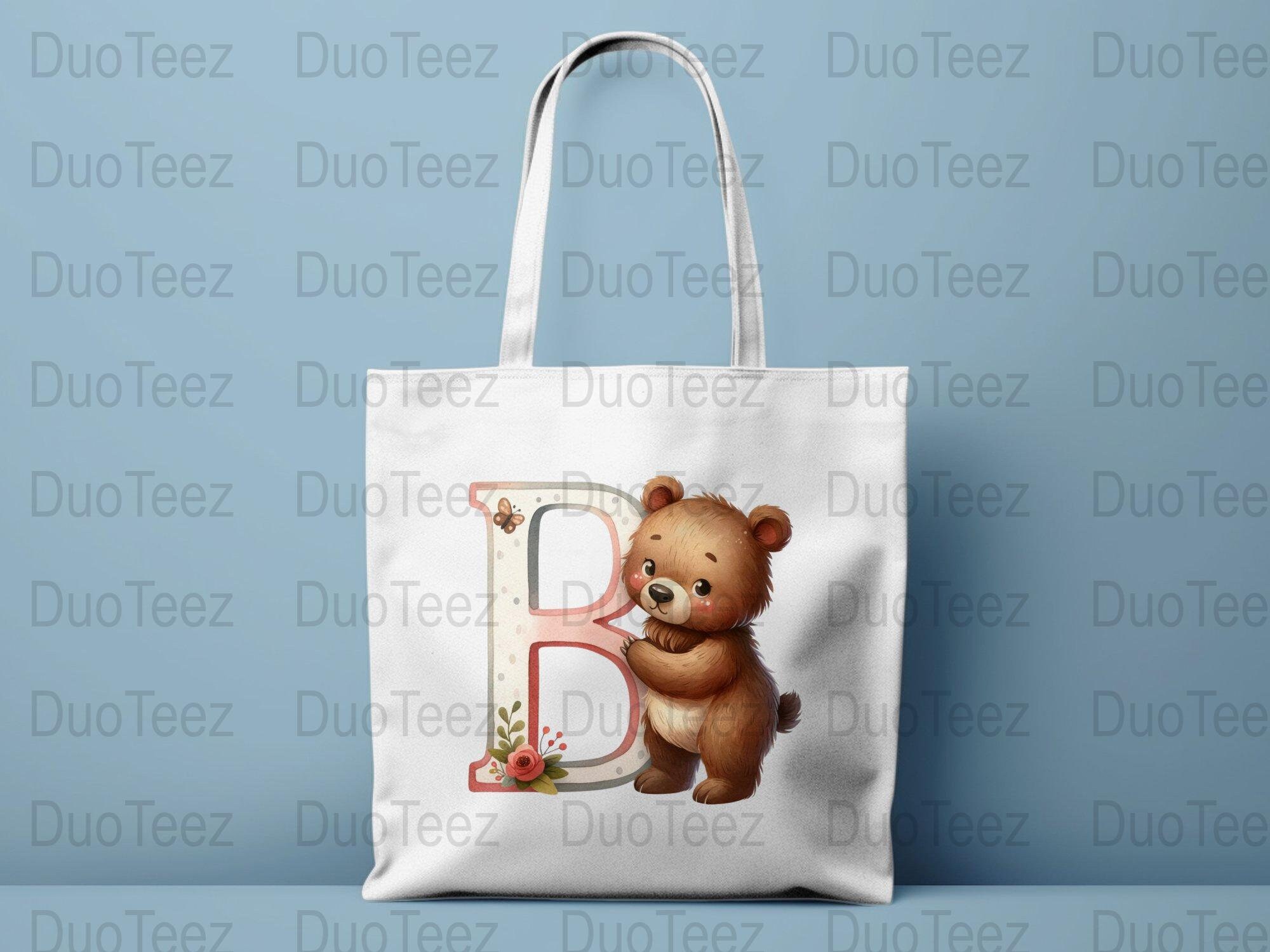 Bear Alphabet Letter B Clipart SVG Nursery Wall Art, Digital Download ...