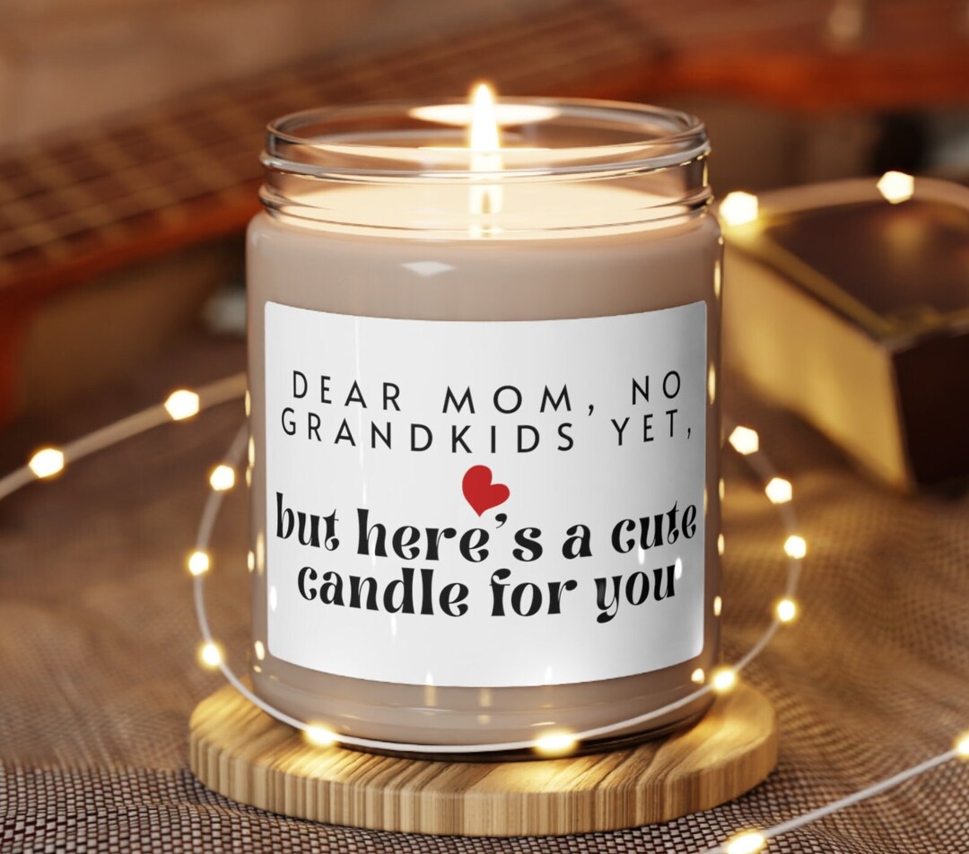 Funny Mothers Day Candle, Great Gifts for Mom Birthday, Funny Scented ...