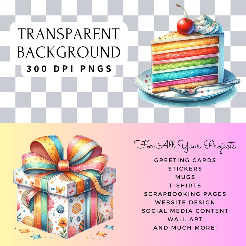 3rd Birthday PNG Bundle, Third Birthday Girl and Boy Clipart, Birthday ...