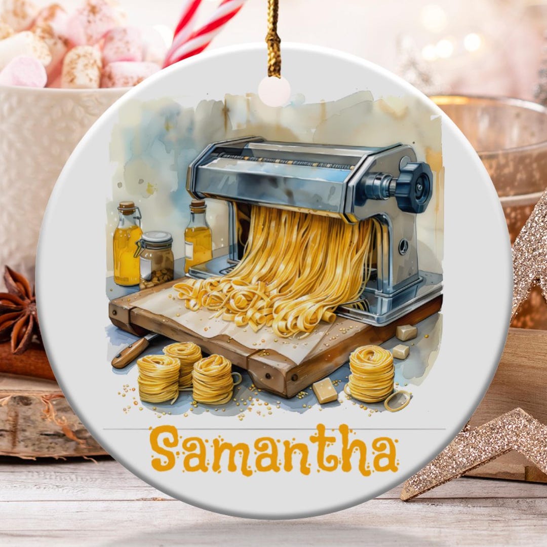 Adorno Personalizado Para Hacer Pasta En La Cocina, Con Nombre ...