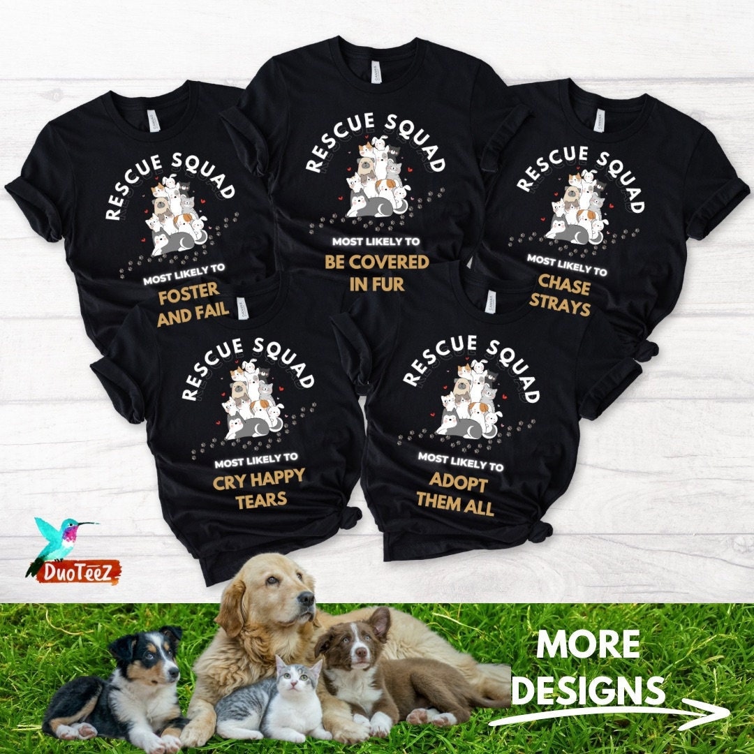 Custom Rescue Squad Shirts, Personalized Group Tees, Hoodies and ...