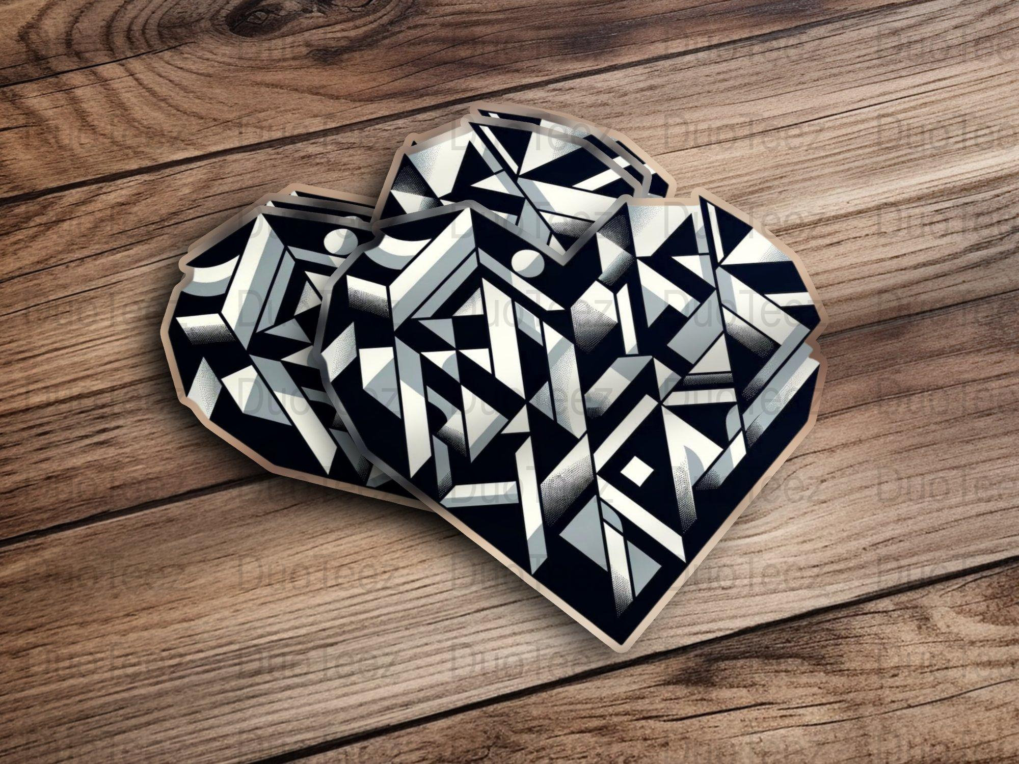 Heart SVG, Hearts PNG Clipart Cubism Heart Digital Artwork, Abstract ...