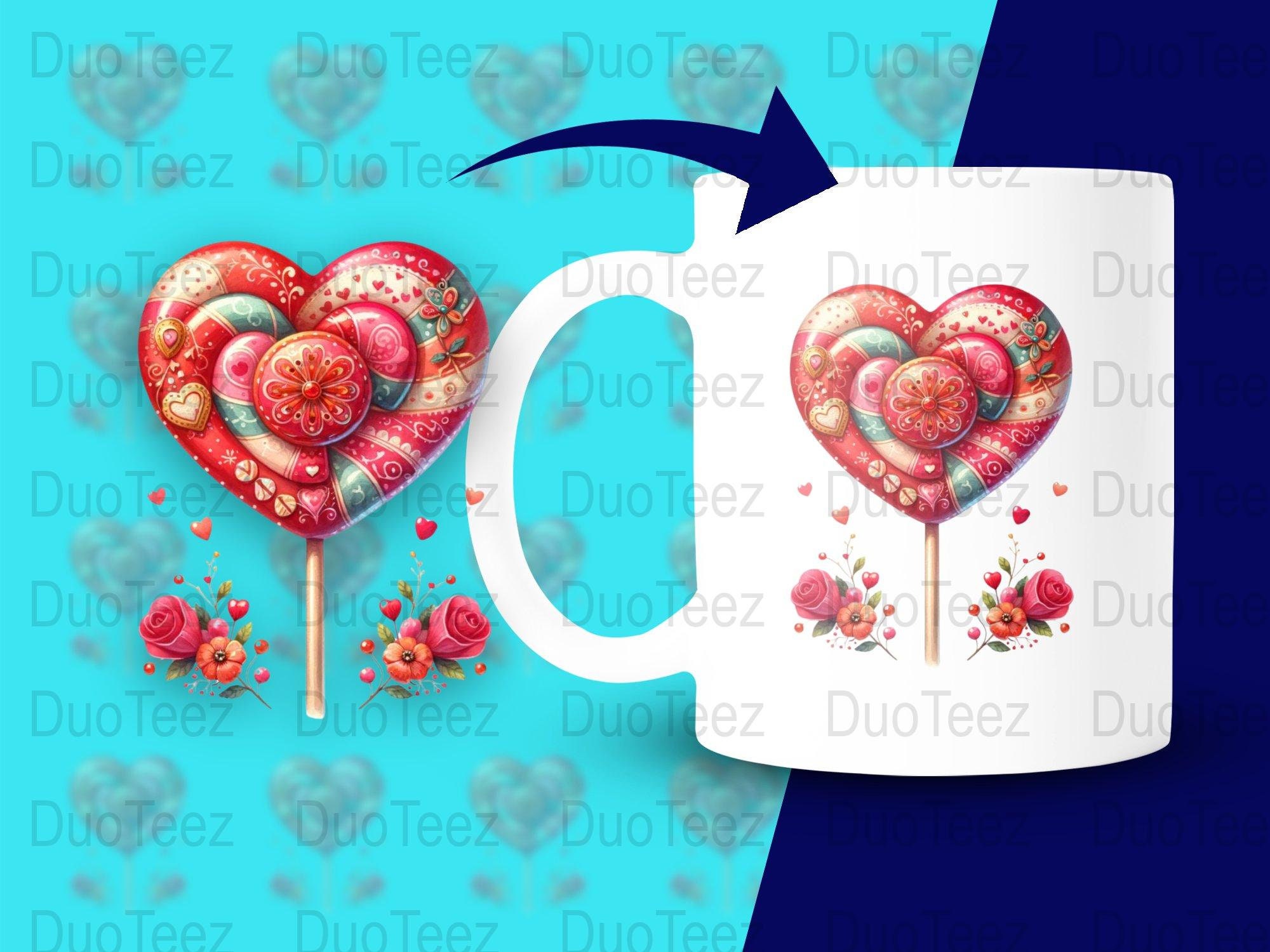 Valentines Day Candy Heart Clipart Bundle, Digital Download, Commercial ...