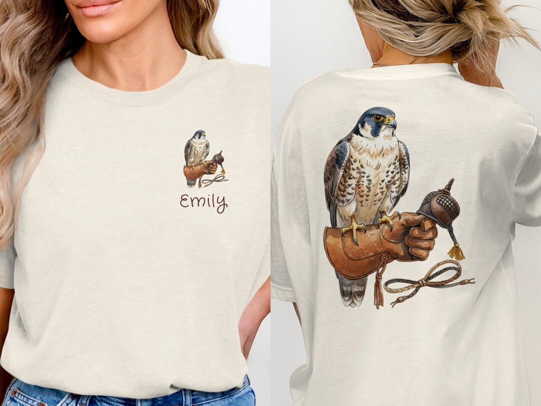 Falconry Personalized T-shirt, Long Sleeve, Hoodie, Sweatshirt, Bird of ...