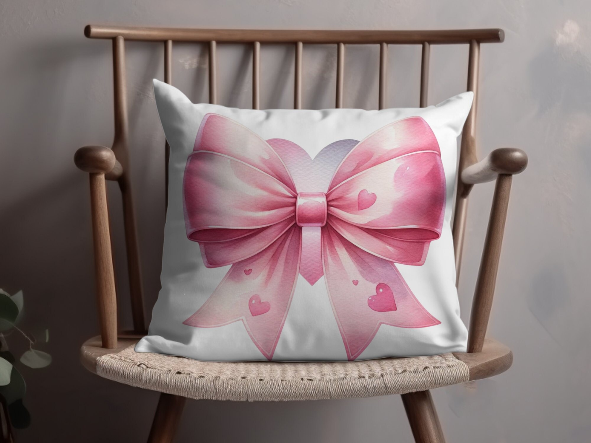 Pink Bows Clipart Collection, Pink Watercolor Bow PNG, Aesthetic Images ...