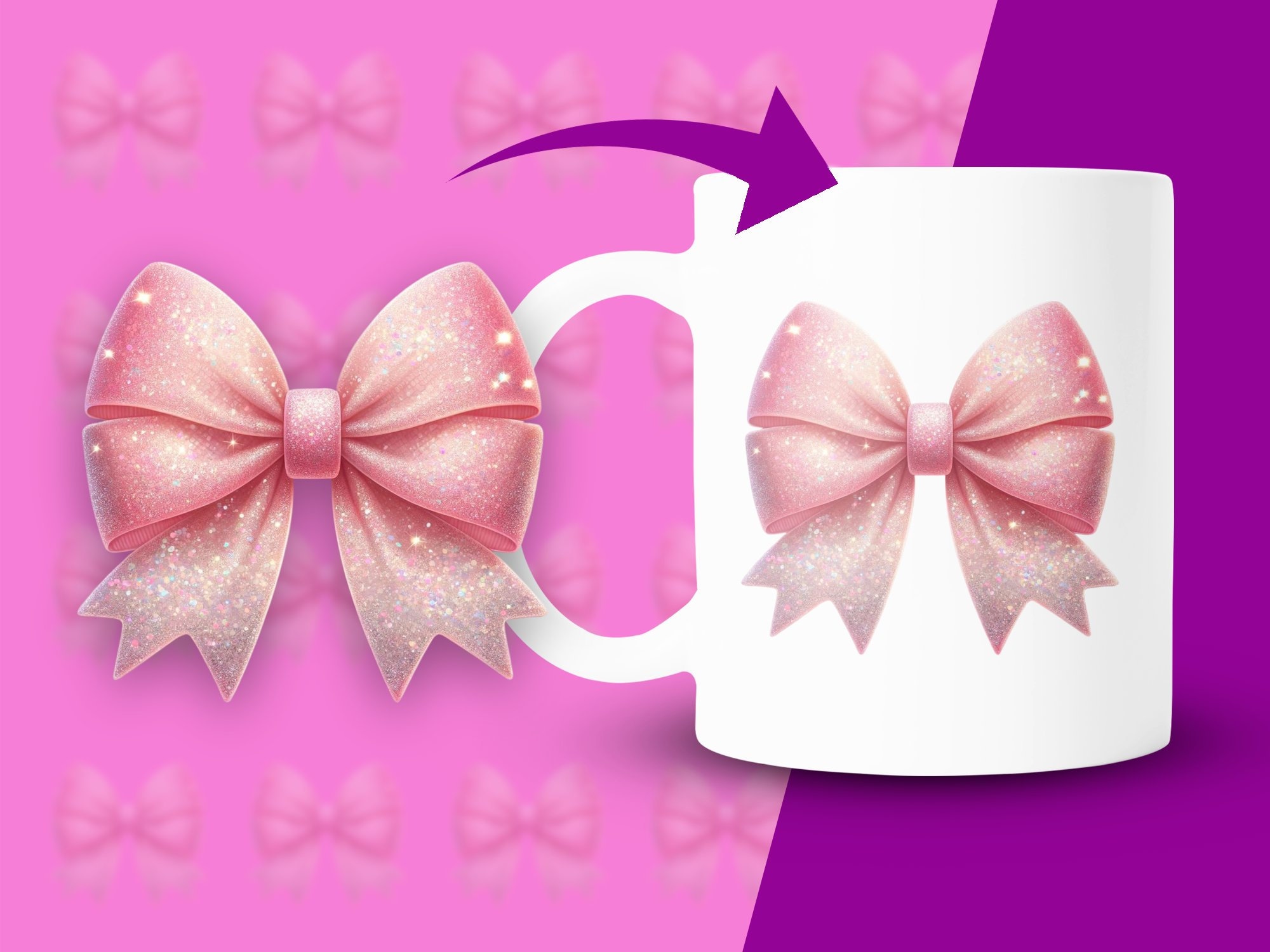 Pink Bows Clipart Collection, Pink Watercolor Bow PNG, Aesthetic Images ...