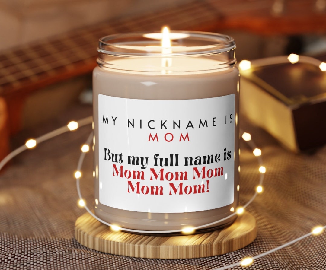 Funny Mothers Day Candle, Great Gifts for Mom Birthday, Funny Scented ...