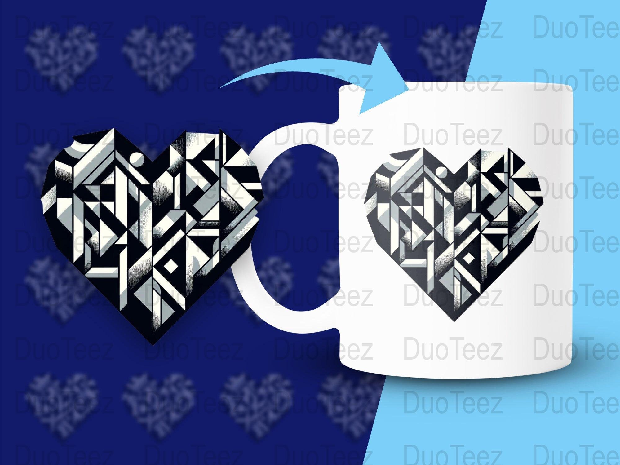 Heart SVG, Hearts PNG Clipart Cubism Heart Digital Artwork, Abstract ...