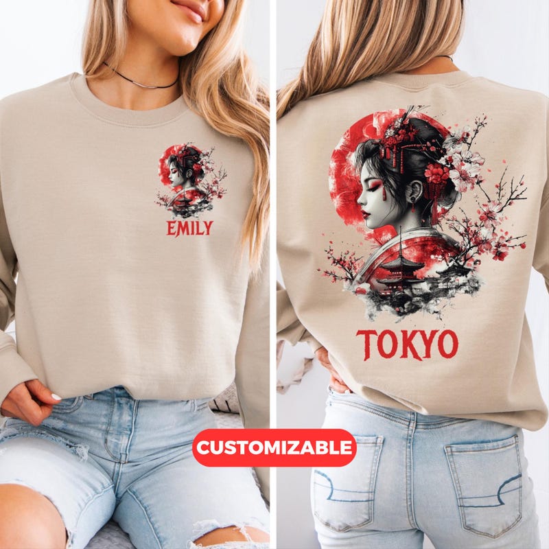 Geisha Hoodies - Etsy