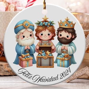 Adornos Navideños De Los Reyes Magos Decoración De Navidad Tres Reyes ...