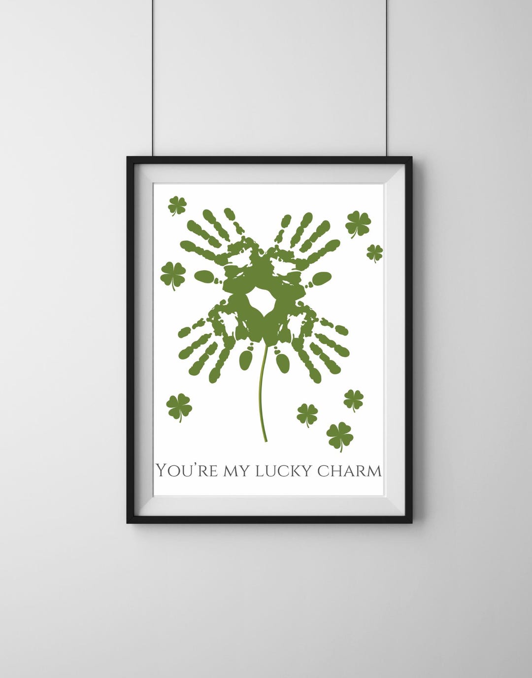You’re My Lucky Charm Handprint or Footprint Craft- St. Patrick’s Day ...