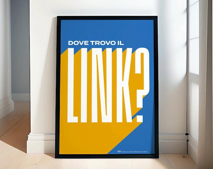 Poster - Where Can I Find the Link? - Etsy