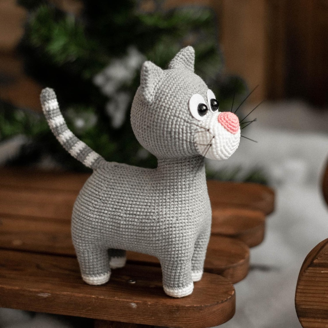 Crochet Pattern Toy Cat Lillu, Amigurumi Animals Tutorial - Etsy