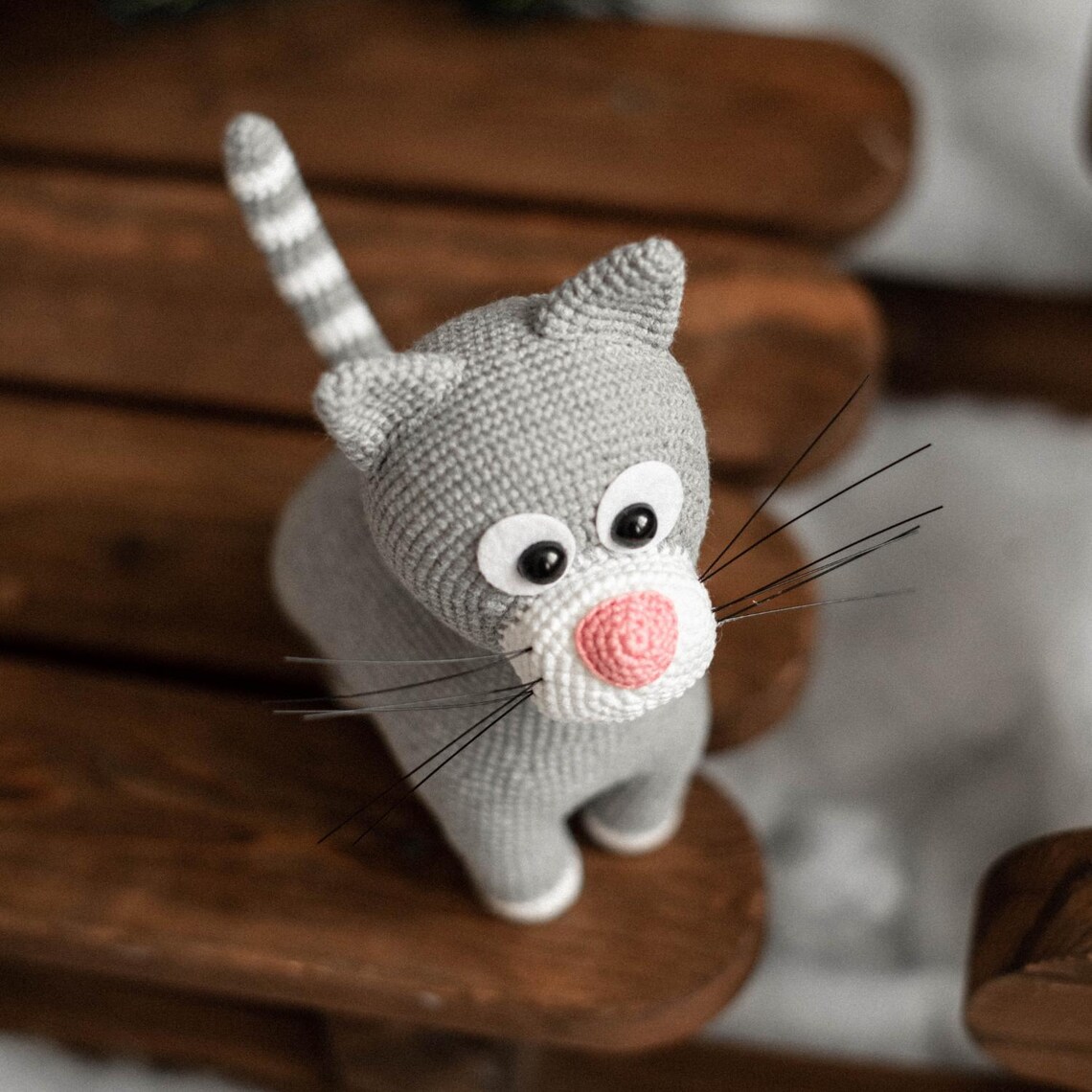 Crochet Pattern Toy Cat Lillu, Amigurumi Animals Tutorial - Etsy