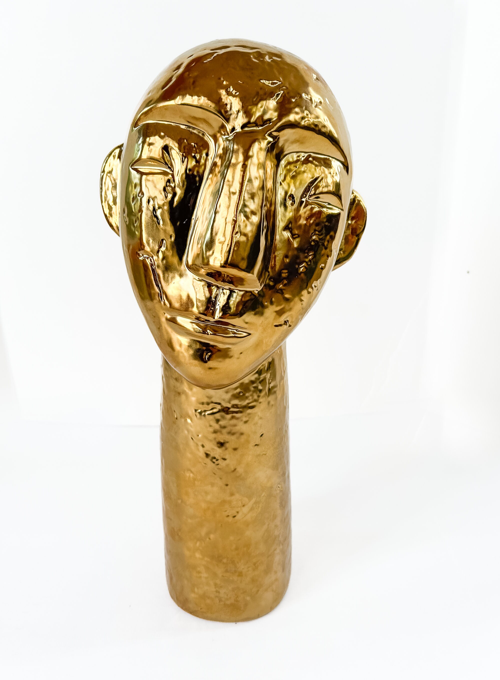Figurative Sculpture / Elongated Neck / Art Deco / Gold - Etsy