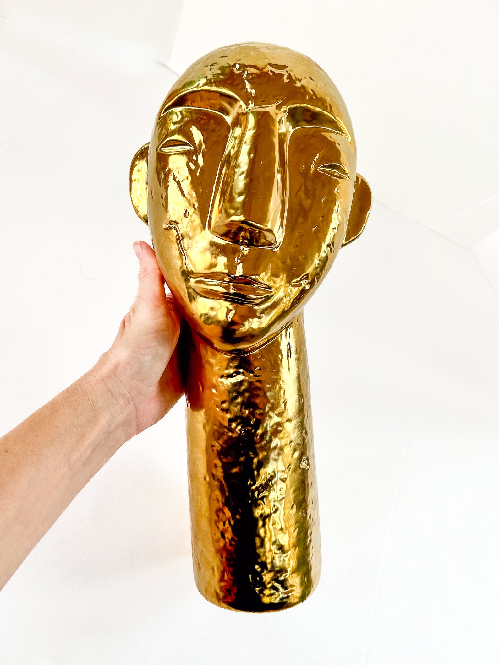 Figurative Sculpture / Elongated Neck / Art Deco / Gold - Etsy