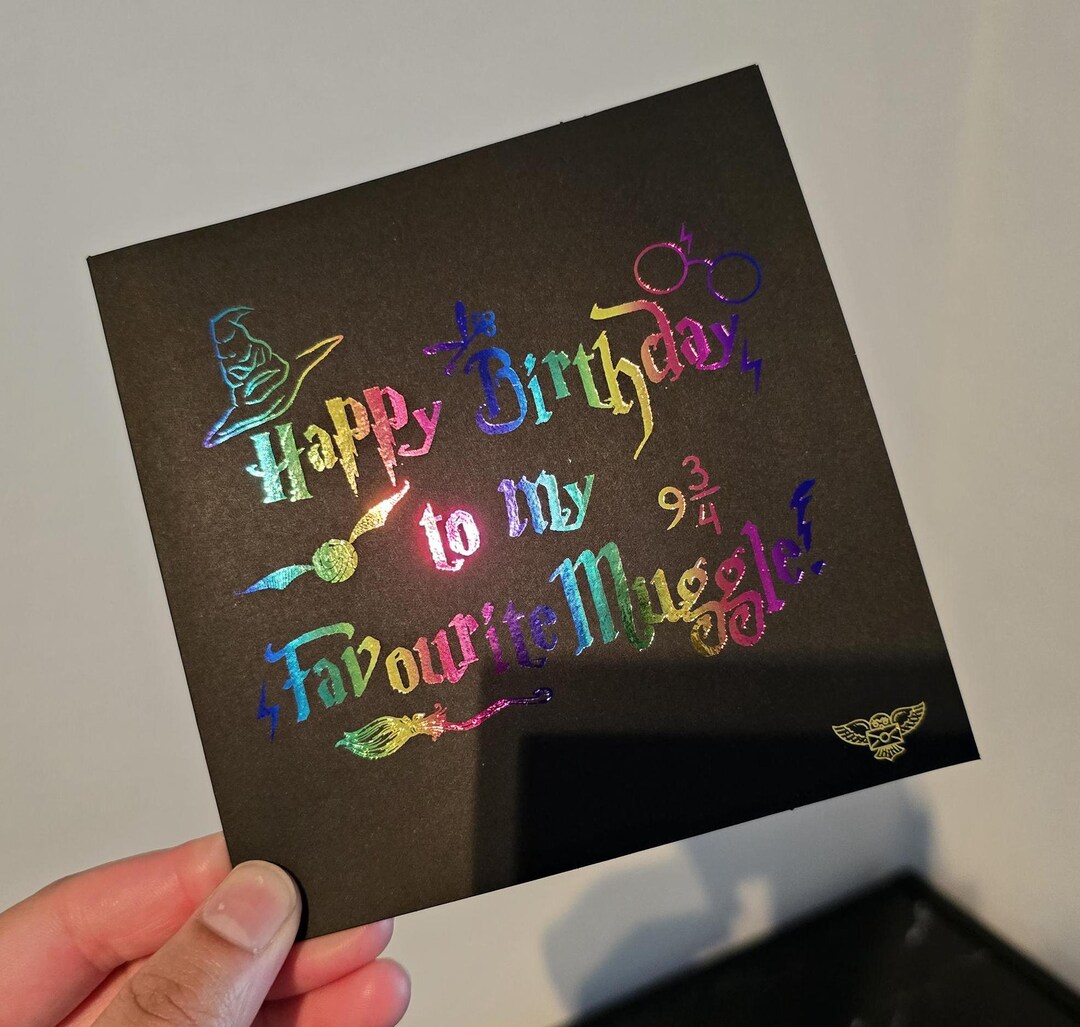 Magical Birthday Card, Magic Birthday Card, Wizard Birthday Card, Cool ...