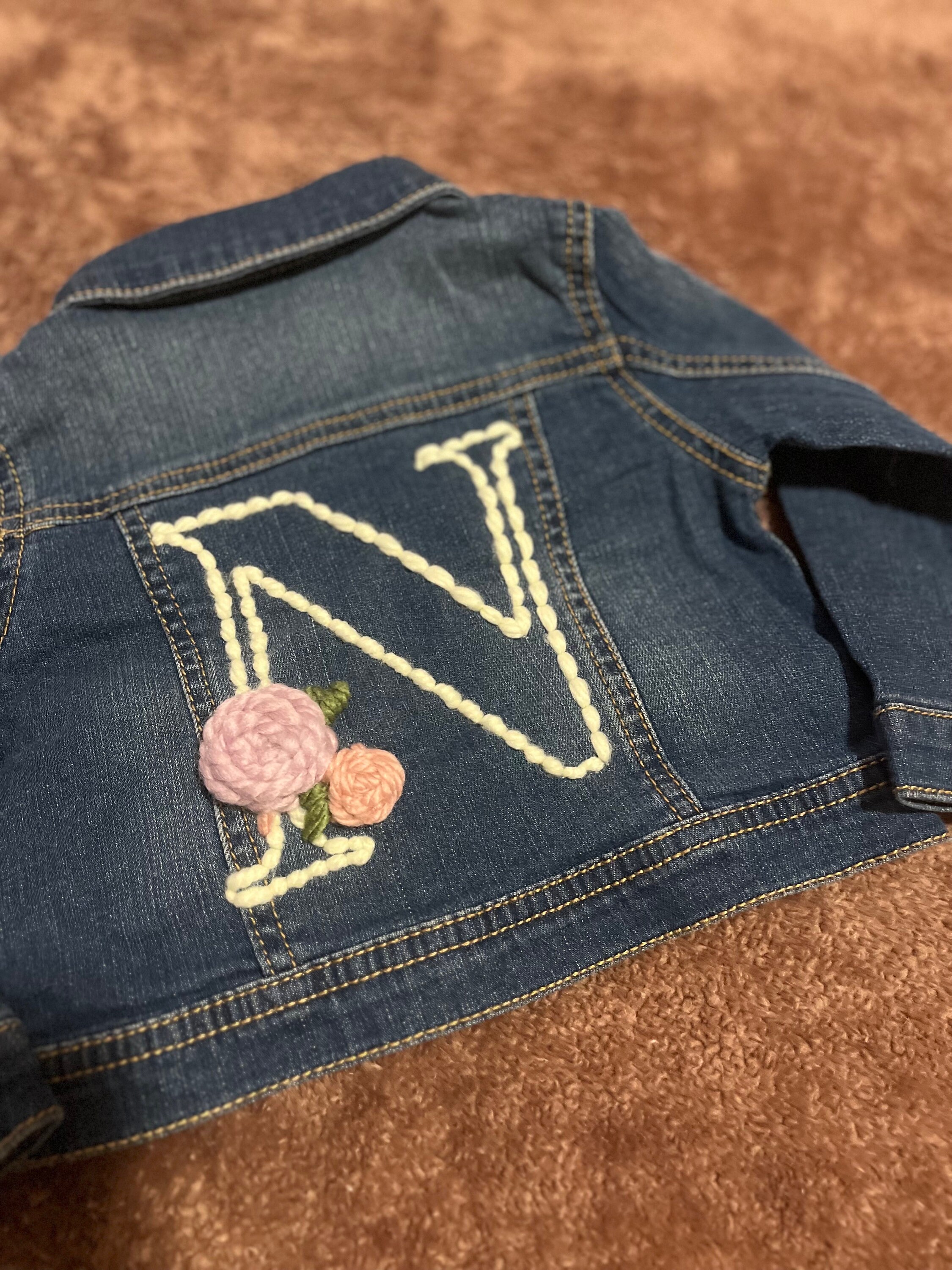 Personalized Embroidered Kids Jean Jacket - Etsy