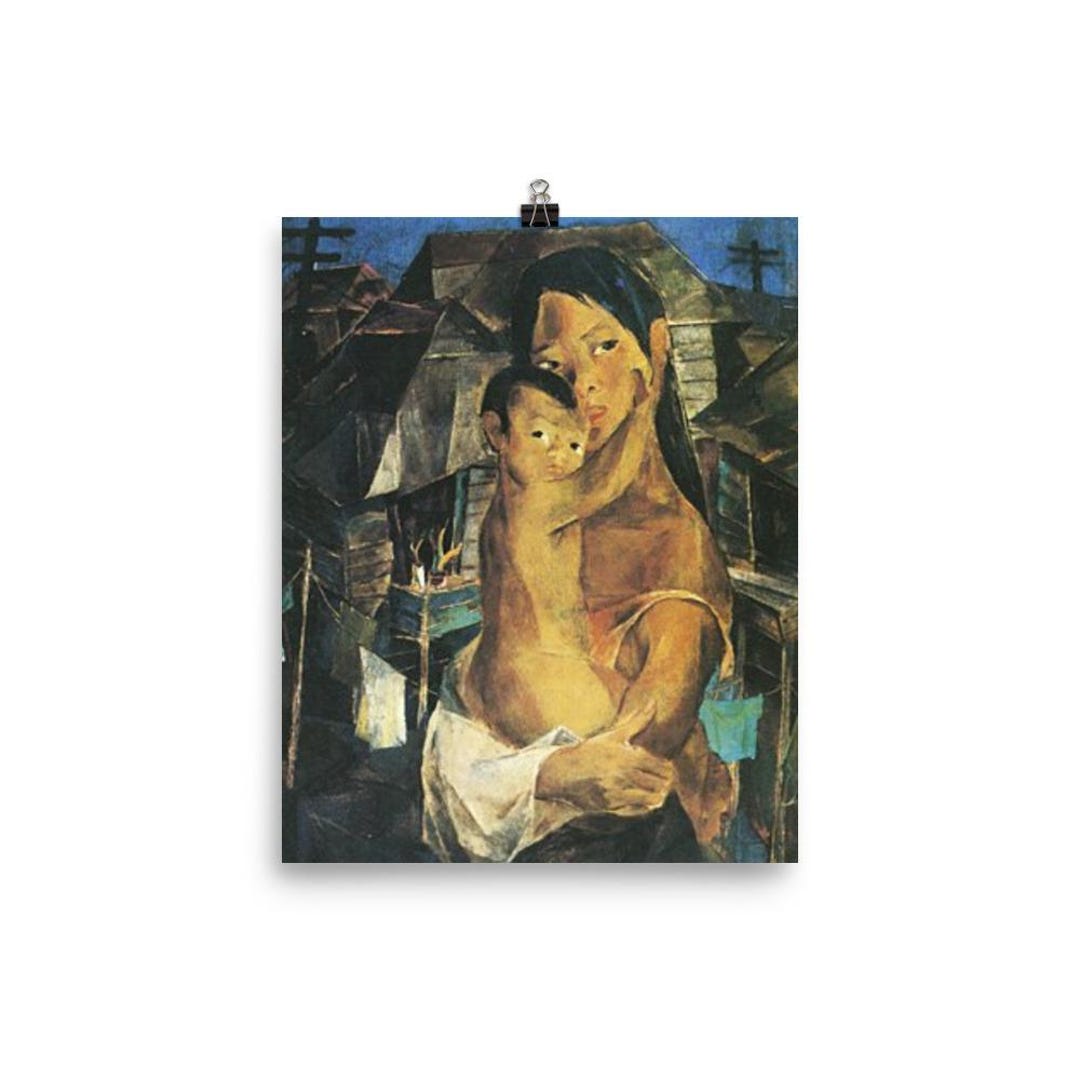 Madonna of the Slums by Vicente Manansala - Etsy