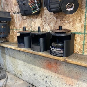 Angle Grinder Disc Holder - Disk Organizer (4.5" Disks), Grinder Disk ...