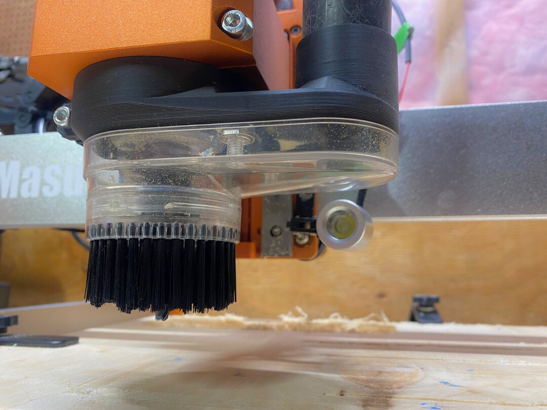 Foxalien CNC Router Dust Shoe Adapter, Dust Collector for 65mm Trim ...