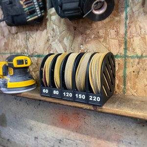 5 Inch 125 Mm Sanding Disc Holder, Sanding Disc Storage, Sanding ...