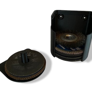Angle Grinder Disc Holder - Disk Organizer (4.5" Disks), Grinder Disk ...