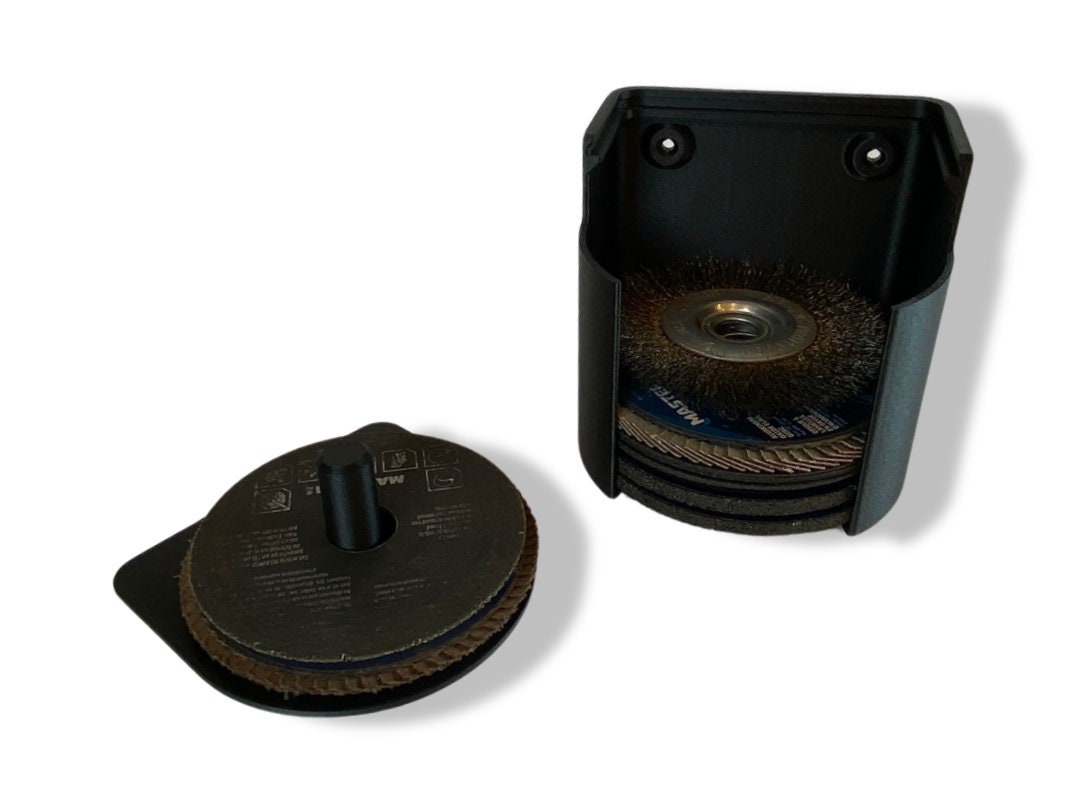 Angle Grinder Disc Holder - Disk Organizer (4.5" Disks), Grinder Disk ...