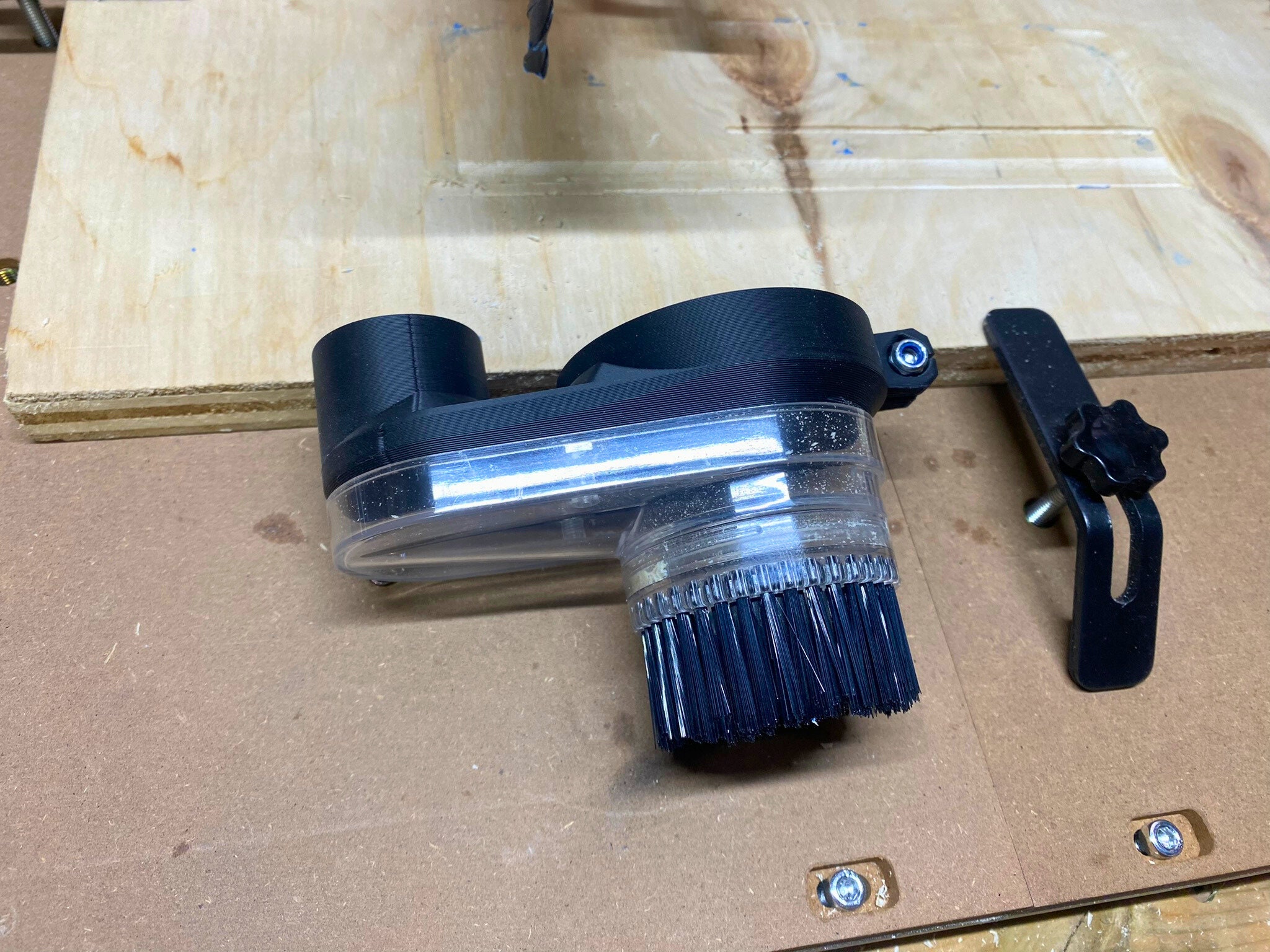 Foxalien CNC Router Dust Shoe Adapter, Dust Collector for 65mm Trim ...