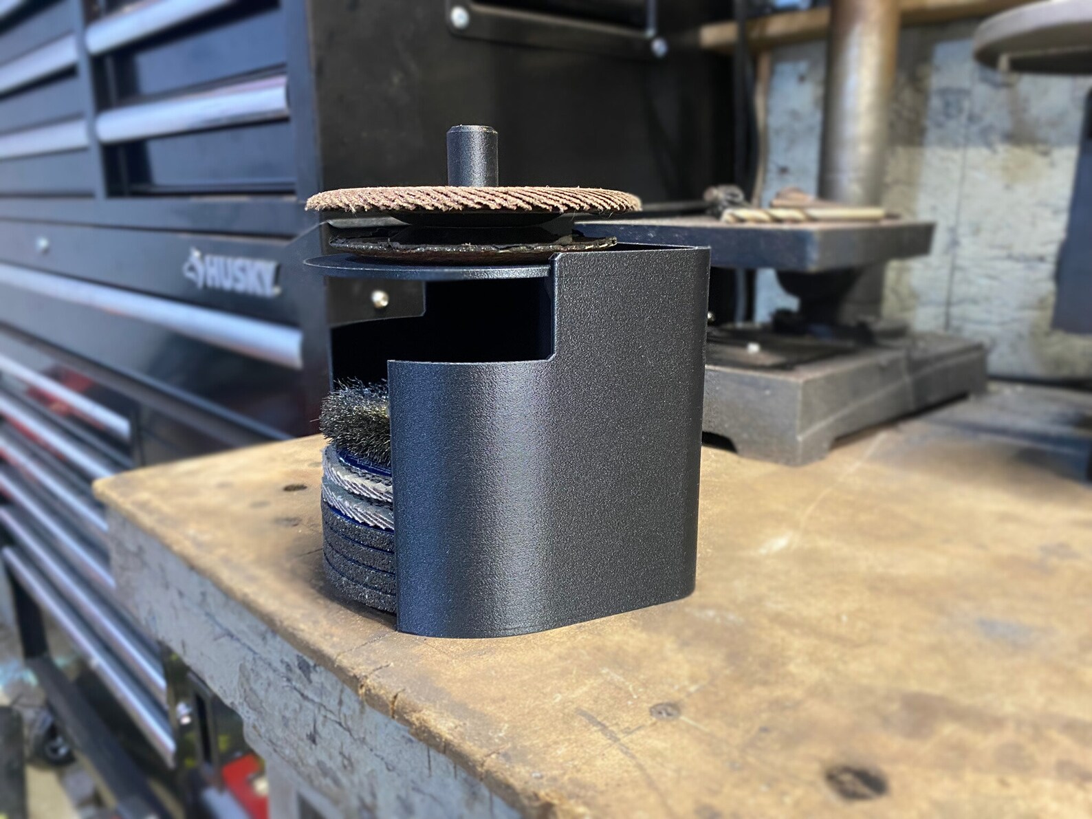 Angle Grinder Disc Holder - Disk Organizer (4.5" Disks), Grinder Disk ...