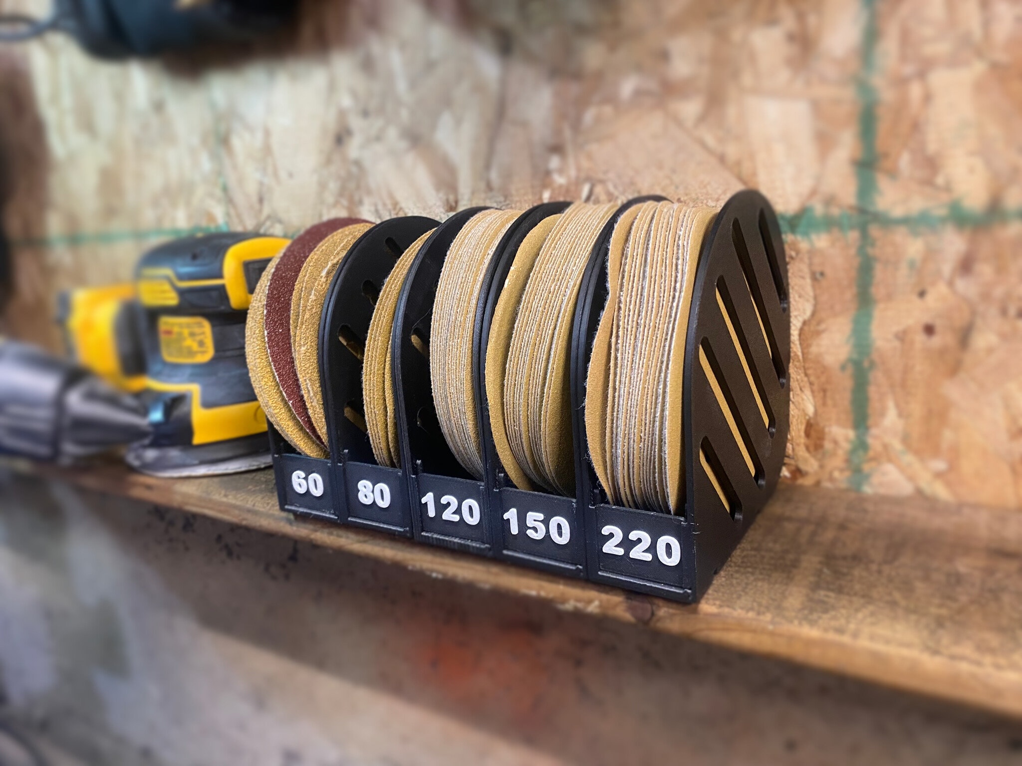 5 Inch 125 Mm Sanding Disc Holder, Sanding Disc Storage, Sanding ...