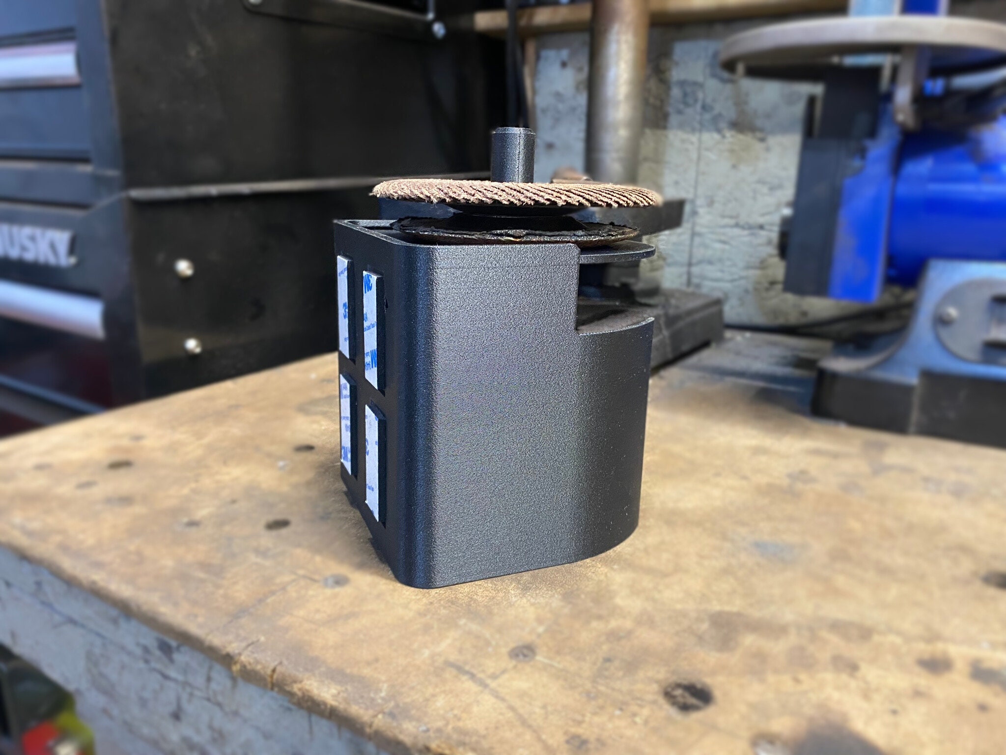 3d Model - Angle Grinder Disc Holder - Disk Organizer (4.5" Disks ...