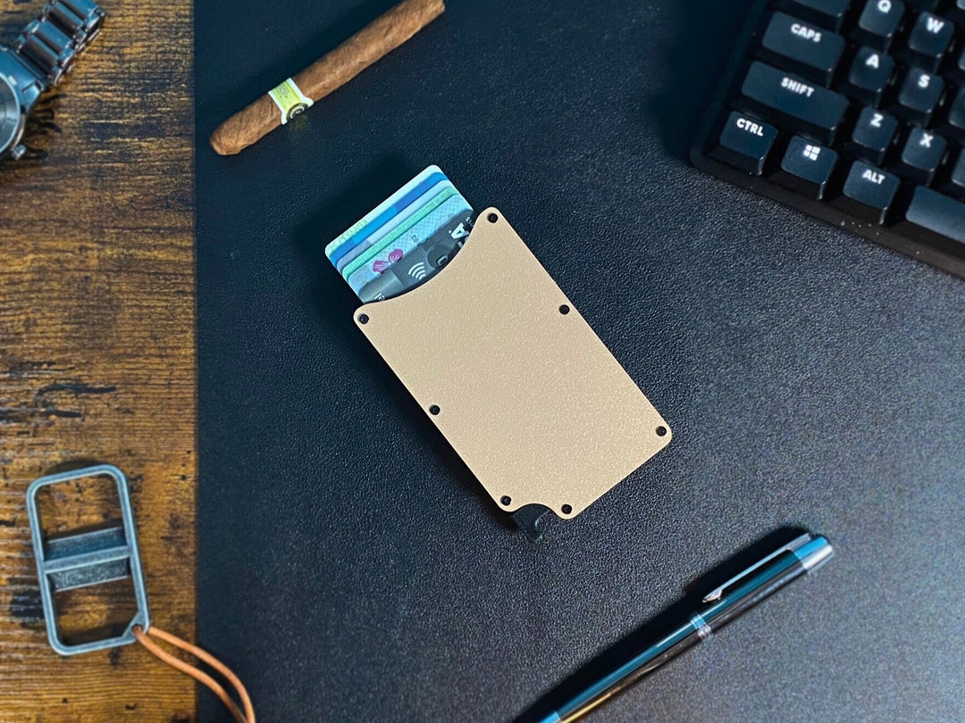 3D Printed Minimalist Pop up Cardholder Wallet With Money Clip, Mens ...