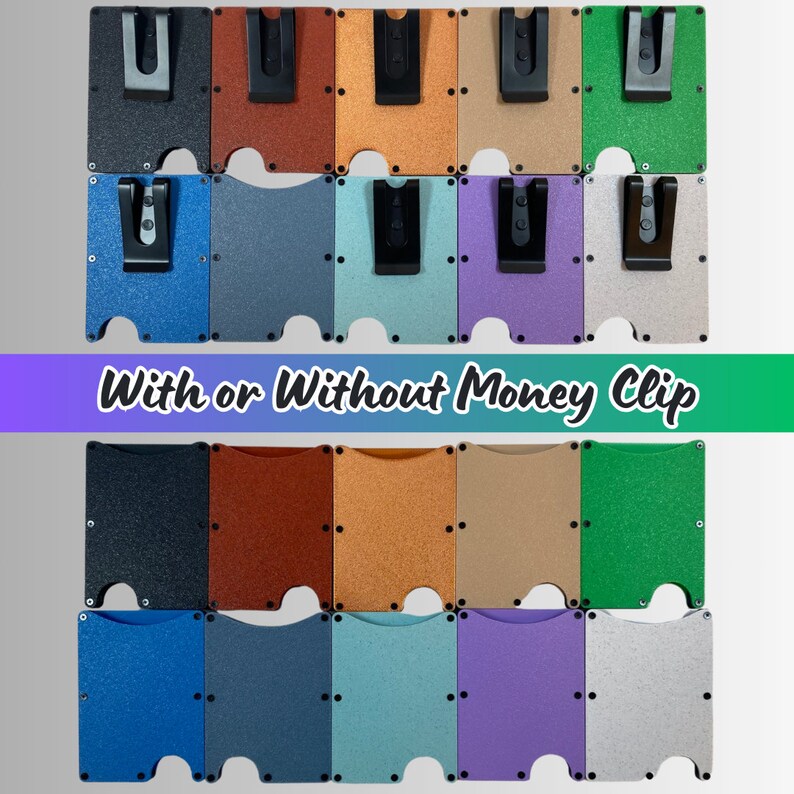 3D Printed Minimalist Pop up Wallet, Cardholder Men Slim Wallet With ...