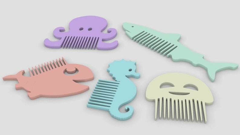 Enchanted Waves: Fantasy Ocean Combs for a Splash of Magic - Etsy