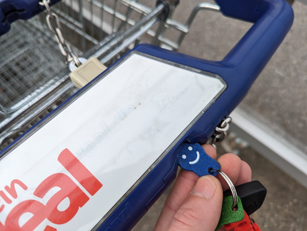 Shopping Cart Quarter Sized Release Key - Etsy