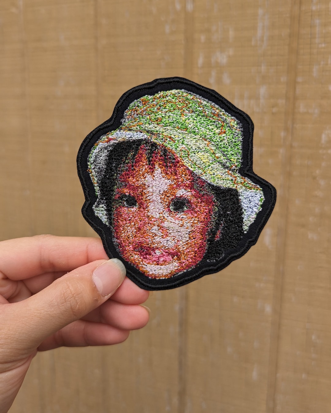 Custom Portrait Patches, Personalized Embroidered Patch, Portrait Patch ...