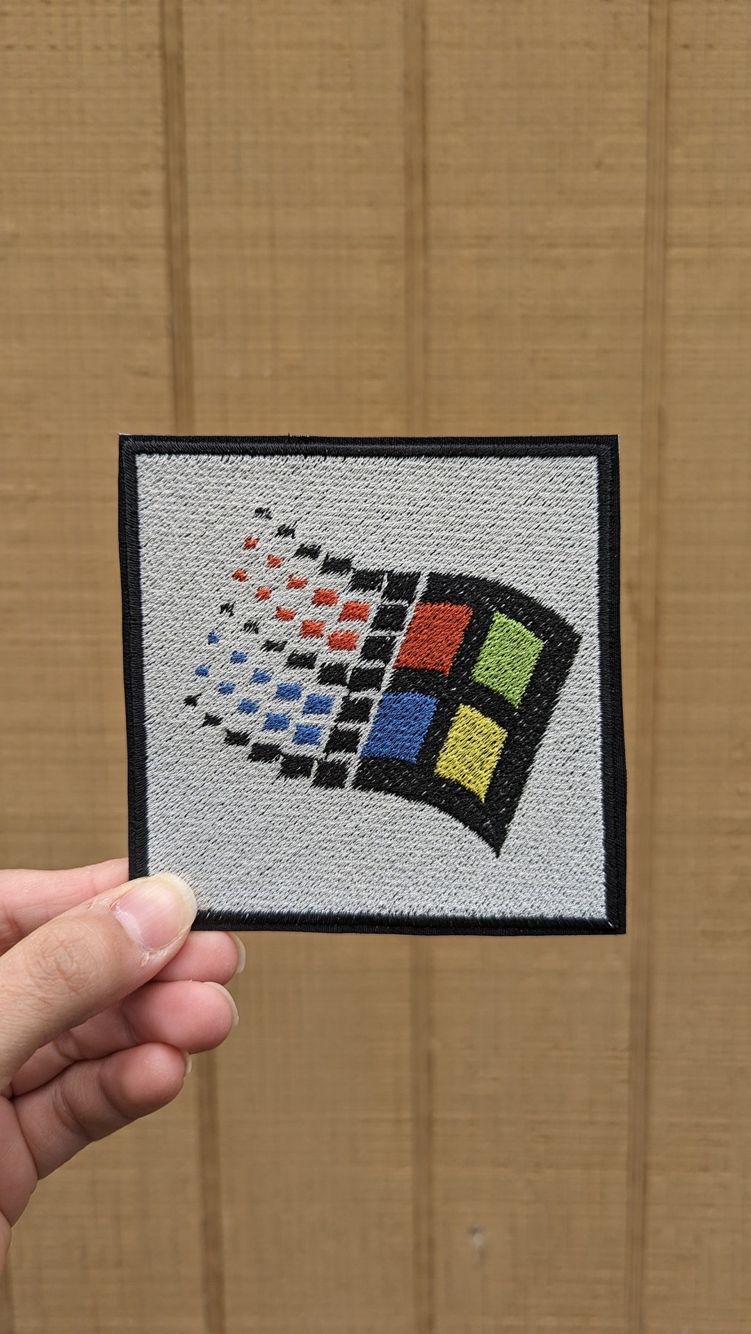 Microsoft Windows Patch, Iron On, Nostalgic, Retro Vintage Patch ...