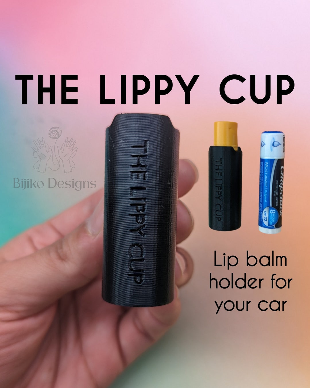 The Lippy Cup, Lip Balm Holder Mount, Car Accessory, Chapstick, Burt's ...