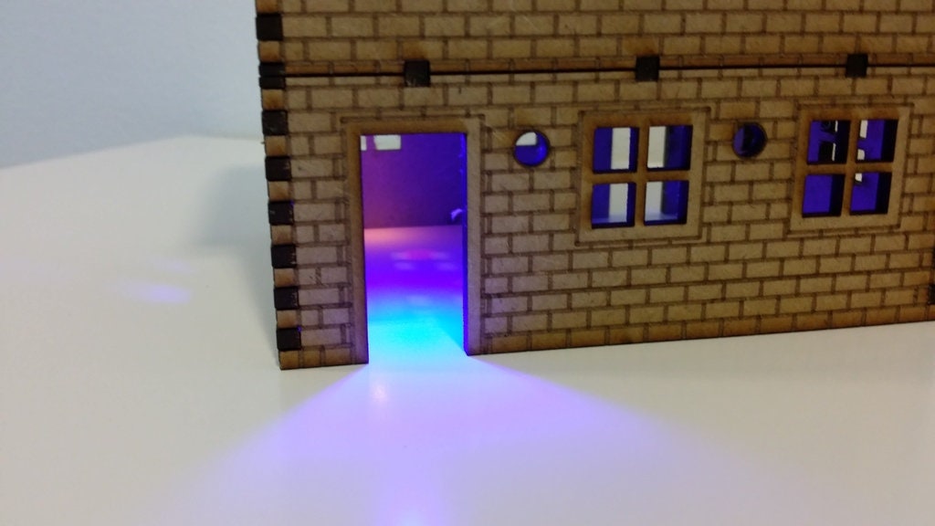 Laser Cut Brick House Model CDR DXF SVG Pdf Ai Vector Files - Etsy ...