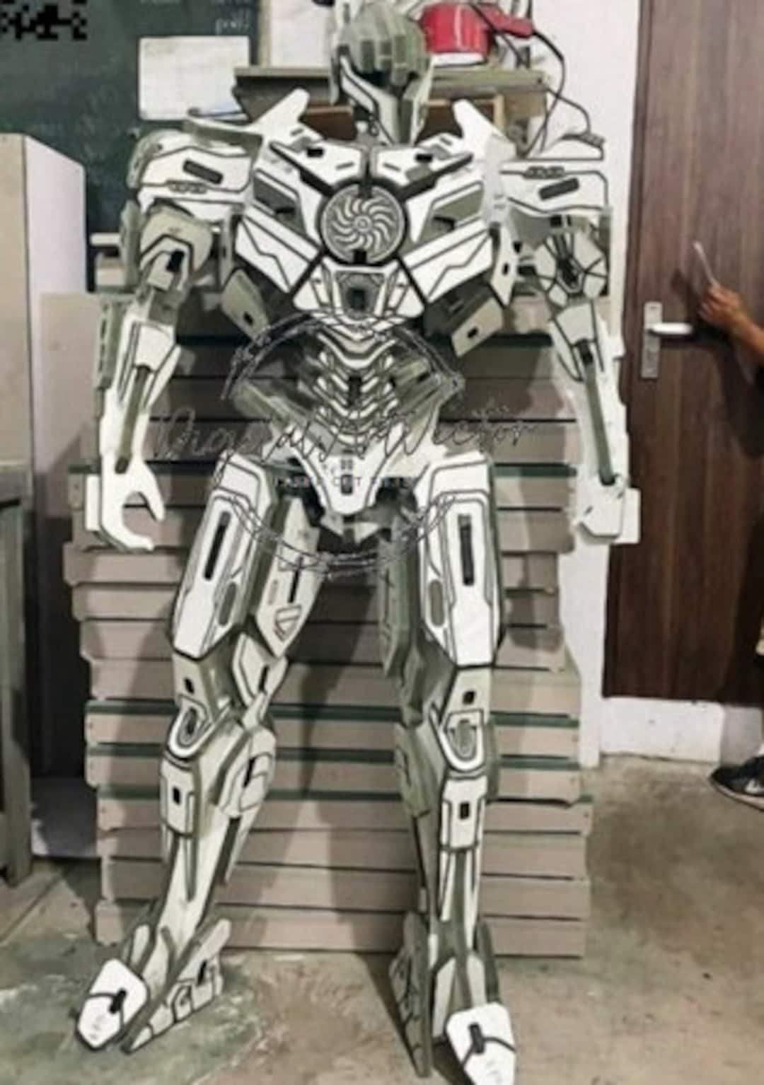 Laser Cut Robot CDR SVG Pdf Ai Vector File Wiht Assembly Insturactions ...