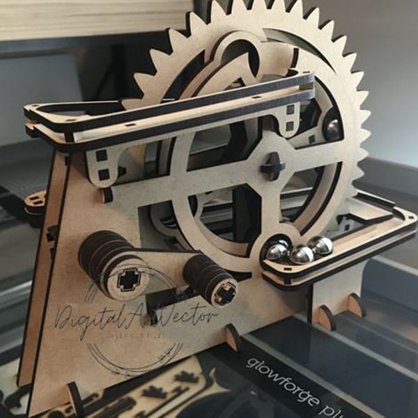 Laser Cut Marble Run Etsy