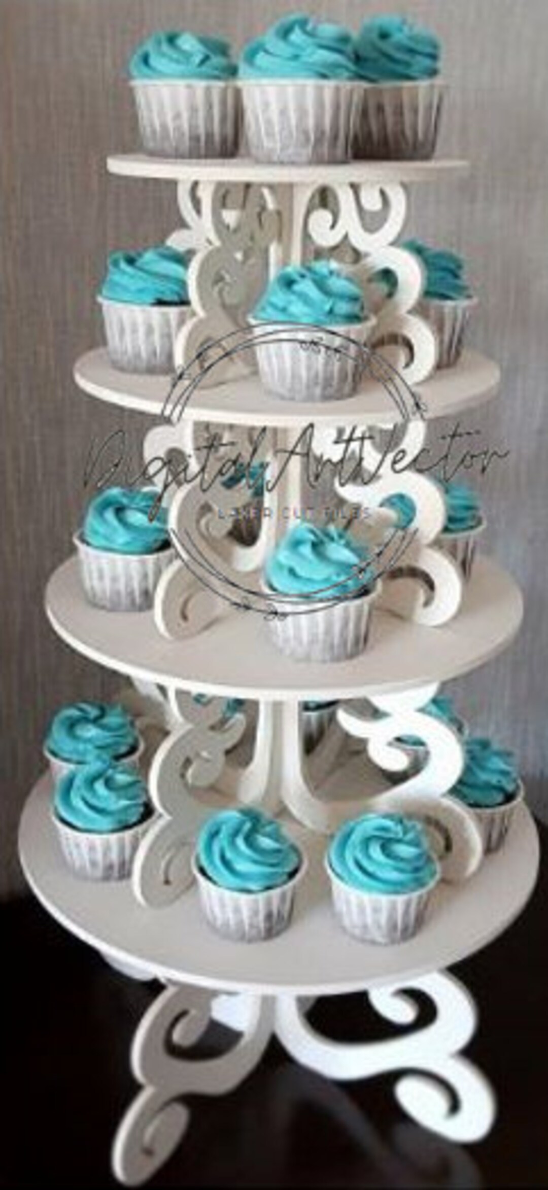Laser Cut Cake Stand CDR DXF SVG Pdf Ai Vector File - Etsy UK