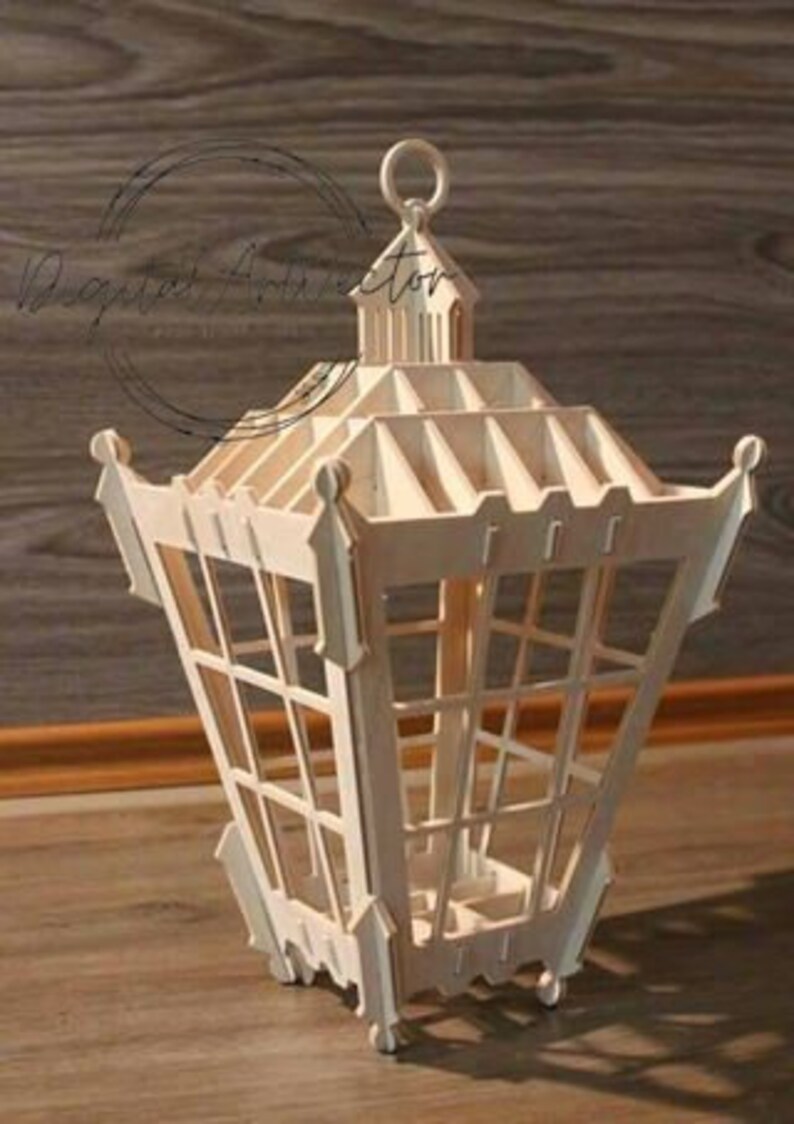 Beautiful Wooden Lamp Laser Cut CDR DXF SVG Pdf Ai Vector File Download ...