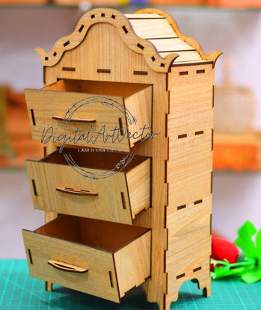 Laser Cut Jewellery Box CDR DXF SVG Ai Pdf Vector File - Etsy